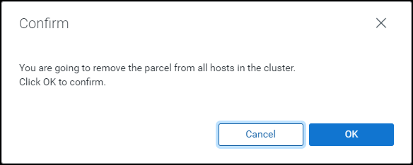 Removing the parcels