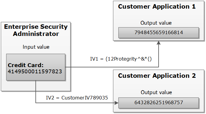 Tokenization Model with External IV